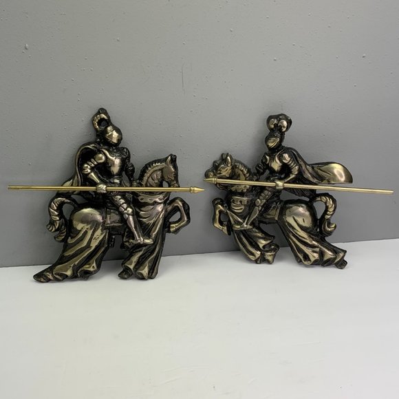 MBC | Wall Decor | Vintage Knights Medieval Jousting Metal Wall Hanging ...